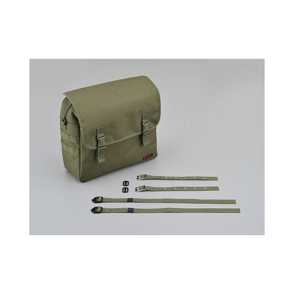 品番：99702容量 ： 15Lサイズ ： H320×W365×D135（mm）付属品 ： ひも・金具付き固定ベルト、樹脂部品付き固定ベルト、 アジャスター25mm●型崩れや巻き込みを防止する芯材を標準装備●開け閉めが簡単なワンタッチバック...