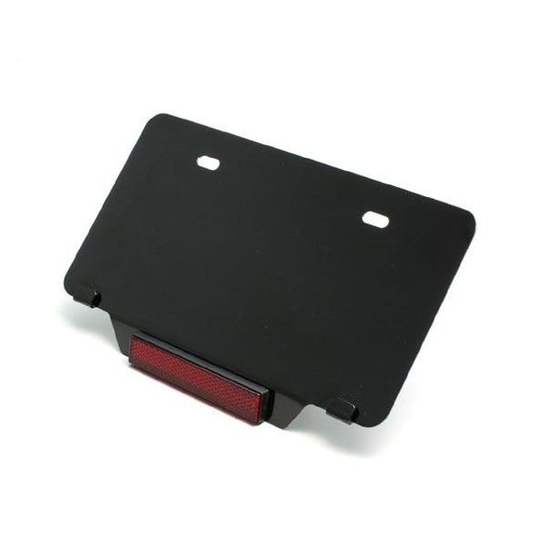 品番：HA5793商品内容：■アルミ製ブラックアルマイト仕上■プレート固定フック付■リフレクターは強力両面テープで固定■ベースサイズ：128×233mm / リフレクターサイズ：19×97mm■JANコード ： 4936887538243適...