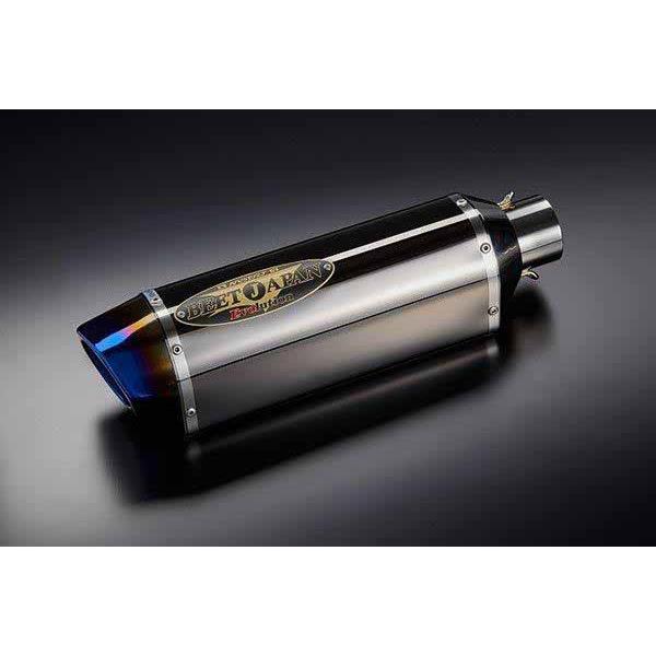 加速走行騒音：78dB近接排気騒音：98dB【特徴】・ストレート排気で四気筒独自の、迫力のエキゾーストノートを奏でつつも、純正触媒を使用することにより、排ガス規制にも対応。・サイレンサーはシェルL350で、シェルの色はクリアチタン、ブルーチ...