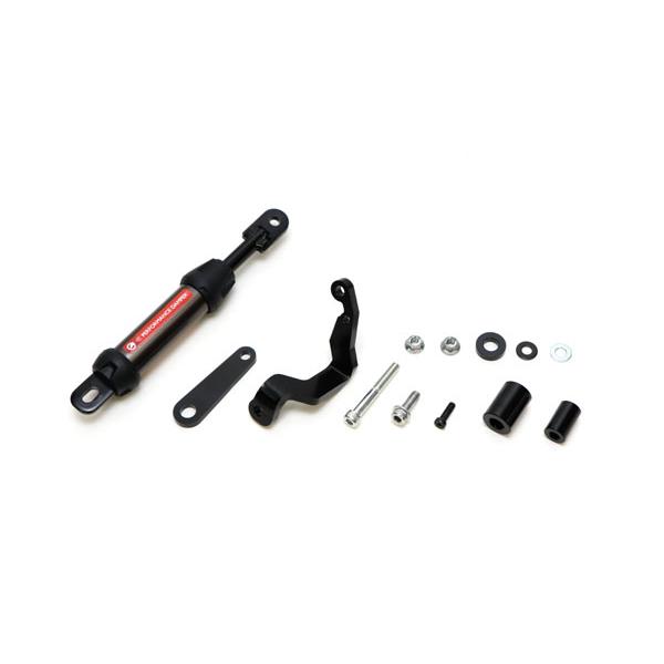 商品概要共振を抑えて乗り心地、ハンドリングを向上させ、特にツーリングなどの長距離移動で効果を発揮する車種専用車体制振ダンパー。車体フレームに専用のステー、カラー類を装着するだけで車体振動の収束性が向上して車体安定性が増し、ワンランク上の上質...