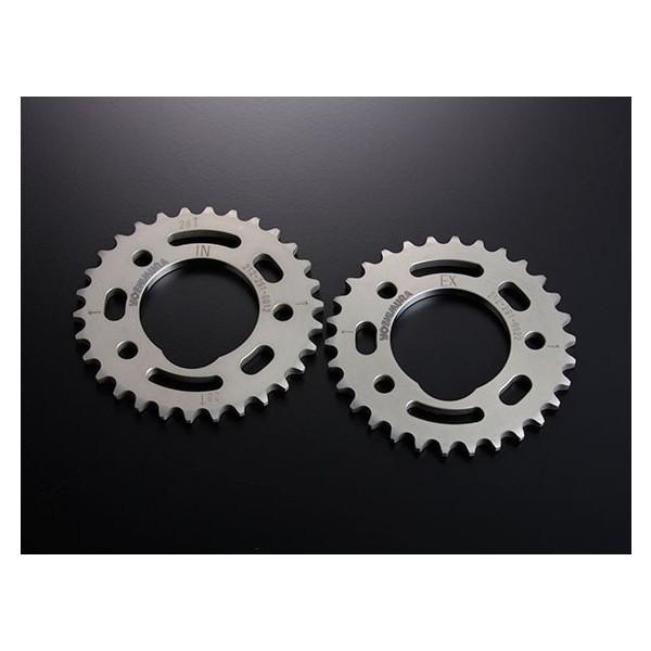 品番：212-291-0002商品内容：■大幅な肉抜き加工を施しスタンダードと比べ約20%の軽量化を実現しつつ、ボルト固定穴を長穴加工しバルブタイミングを任意で変更できるようにした軽量カムスプロケットです。なお、スタンダードと同様に取り付け...