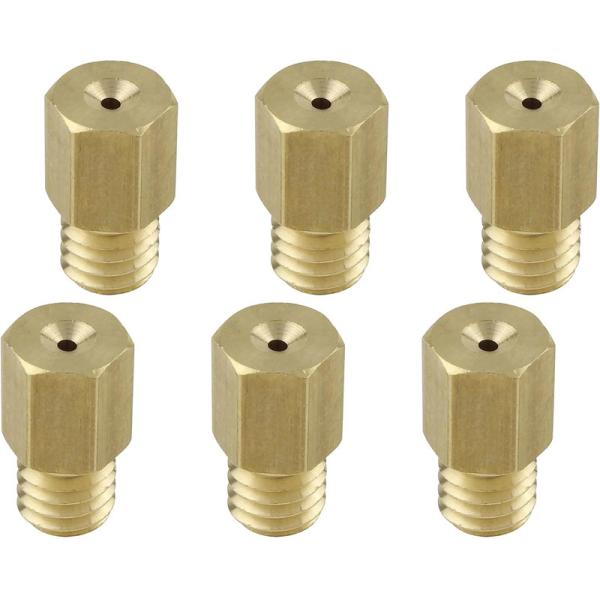 バイクパーツ カスタムパーツ 吸気系 メインジェット シフトアップ SHIFTUP   ■商品概要♯200♯202.5♯205♯207.5♯210♯212.5 各1コ入り(6pcs)【タイプ】（6x11.5角）MIKUNI（ミクニ）VM26...