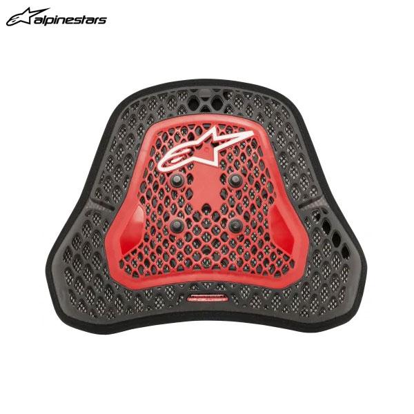品番：ALP8033637211398スナップボタン式胸部プロテクターサイズ：Lカラー：003 TRANSPARENT SMOKE RED・高性能ポリメリック素材を使用した二層チェストシェルプレートは、通気性と快適性を確保しながら、ライダー...