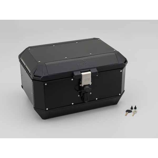 世界で最も普及しているモノキーシステムを採用した56?のアルミトップケースです。1.5mm厚のアルミ板をメイン素材とした堅牢な造り。givi独自のwireleaseシステムを採用し、ケース外部のノブを回すことで簡単にケースが脱着できます。フ...