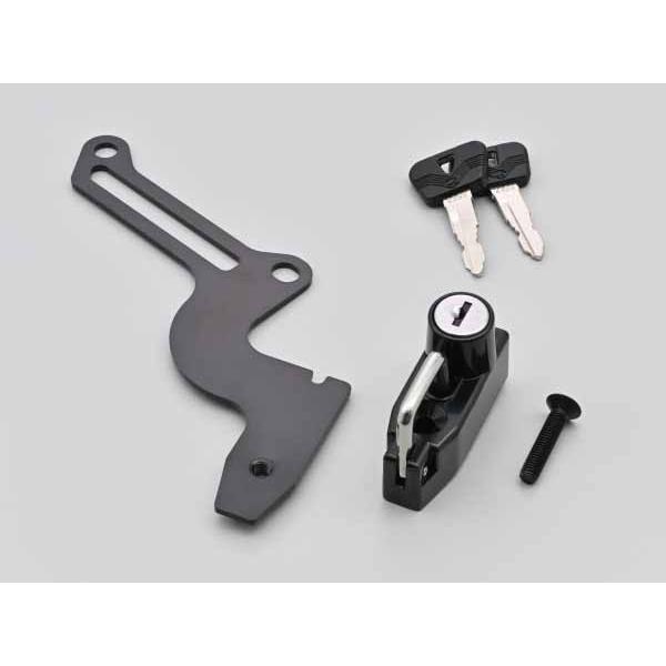 ヘルメットホルダーが純正採用されていない車両にボルトオンでヘルメットホルダーが取付可能。純正ライクな見た目で、車両の雰囲気を崩しません。・ステー：スチール製黒塗装仕上げ※駐車中のヘルメットの盗難を抑止する商品です。ホルダーにヘルメットを装着...