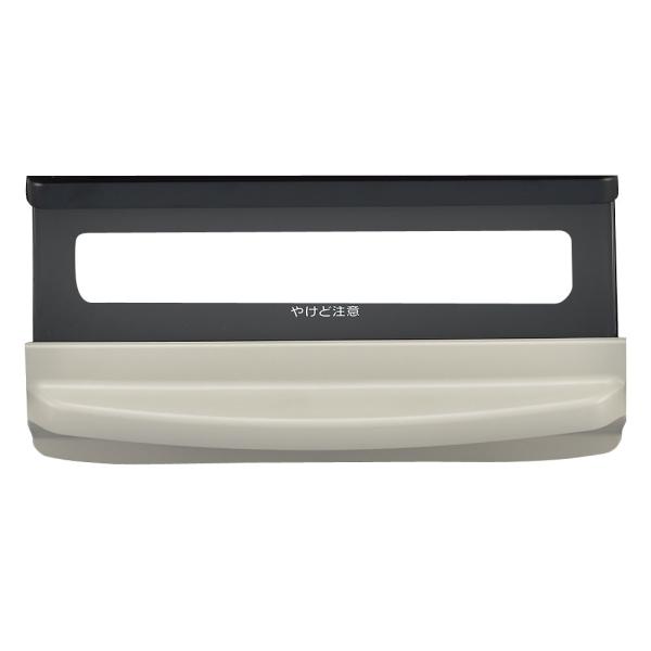 グリル部分の扉です。＜サイズ＞幅247（mm）＜色＞ガラス周り：ブラック、取っ手：ベージュ適用機種KGM33NBEL，KGM33NBER，RT33NJH7S-CL，RT33NJH7S-CR，RT33NJH7-CL，RT33NJH7-CR，K...