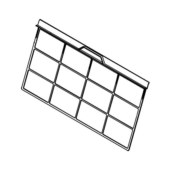 温水ルームヒーターの吸込口フィルターです。適用機種RFM-Y60EA，RFM-Y60EB，RFM-Y61EA，RFM-Y61EB，RFM-Y60EBH
