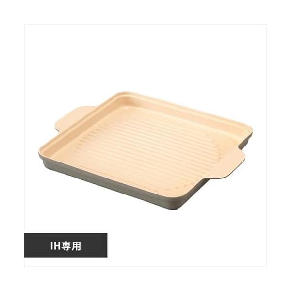 IHコンロとカラーを合わせて食卓を華やかに。IHで使える焼肉プレートです。アイリスオーヤマIHコンロ IHK-T37(1400W)に対応。◆油が落ちやすい凹凸仕様凹凸のあるプレートが、お肉の余分な脂をカット。脂がのったジューシーなお肉も、ヘ...