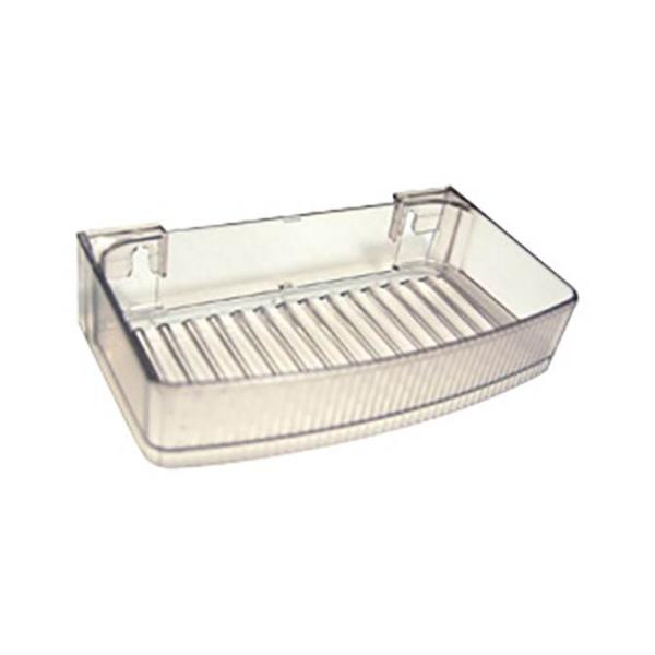 システムバス用の壁用収納棚です。【仕様】●サイズ：幅189mm×奥行110mm（中央部）●取付穴ピッチ：136mm●色：クリアブラウン※取付ビスは付属していません。