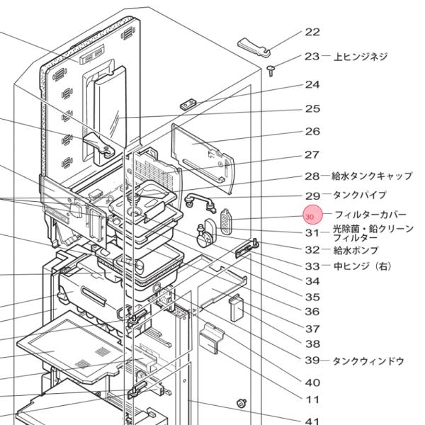 適用機種MR-A37J-T，MR-A37J-W，MR-A37M-NW，MR-A37M-W，MR-A37N-FT，MR-A37N-FW，MR-A41J-NW，MR-A41J-NW1，MR-A41J-S，MR-A41J-S1，MR-A41J-T...