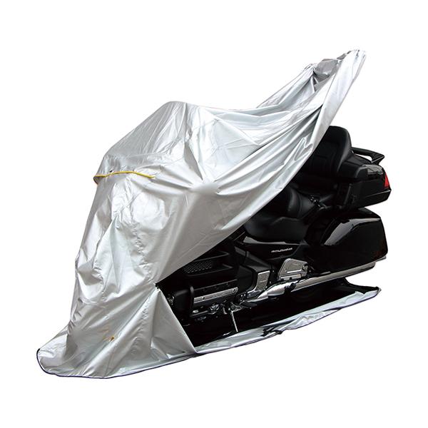 メーカー品番：FC-3L33500適合車種：アメリカン 400cc〜1500ccカラー：シルバー商品サイズ：最大幅99×高さ135×全長255cm単位：1枚セット内容/付属品：プレート×2、ベルト×1