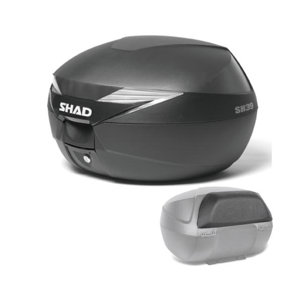 カラー：ブラック単位：1セットセット内容/付属品：トップケース品番：SH39BK バックレスト品番：D0RI3900 専用取付ベースプレート×1、取付用金具セット、キー×2