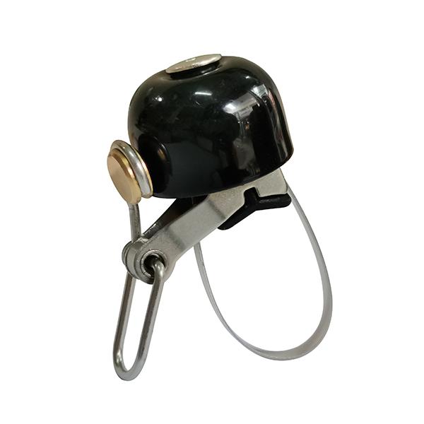 カラー：ブラック商品サイズ：高さ22mm×φ30 取り付けバンド大小各1本 大：長さ約121mm(30〜36mmのハンドル用) 小：長さ約92mm(22〜26mmのハンドル用)単位：1個セット内容/付属品：ベル本体×1個、 固定ベルト×2本...