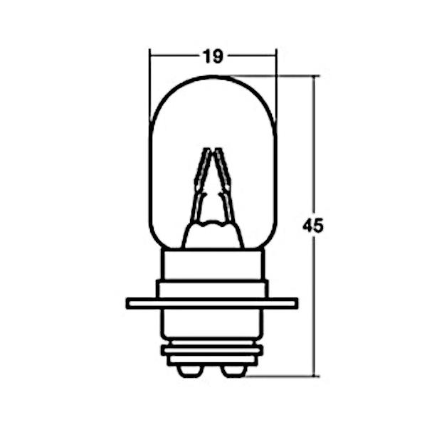 タイプ：白熱球6V単位：1個