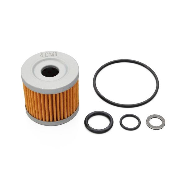 メーカー品番：30973適合車種：ジクサー150[17-21](NG4BG)単位：1セットセット内容/付属品：オイルフィルター×1 フィラーキャップパッキン×1 フィルターカバーパッキン×1 ドレンガスケット×1