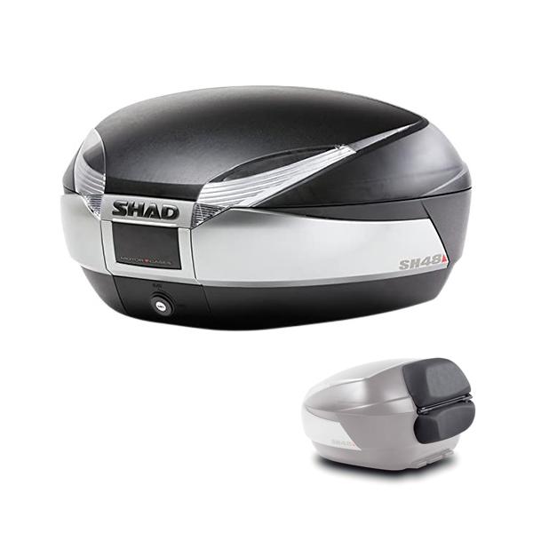 カラー：ブラック/チタン商品サイズ：本体サイズ：H311×W610×D460mm単位：1セットセット内容/付属品：トップケース品番：17460880 バックレスト品番：D0RI4800 専用取付ベースプレート×1、取付用金具セット、キー×2