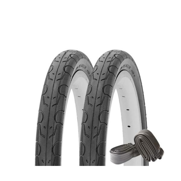 適合車種：ロードバイク｜クロスバイク｜シングルギアカラー：ブラックタイプ：チューブドタイヤ_英式 バルブ長38mm単位：1ペアセット内容/付属品：タイヤ×2、チューブ×2、リムバンド×2