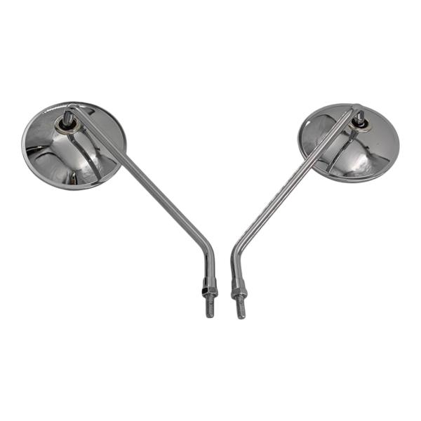 メーカー品番：MIRAX25カラー：メッキタイプ：丸型商品サイズ：ネジ径：正ネジ8mm単位：1セット(左右)セット内容/付属品：1セット(左右)