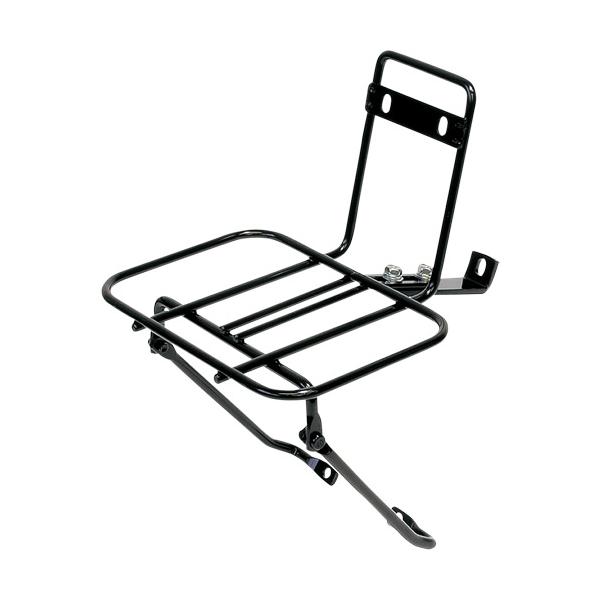 メーカー品番：ATB-FR適合車種：カンチ台座付き自転車専用カラー：ブラック商品サイズ：背面：約120mm×80mm 底面：約170mm×130mm単位：1個セット内容/付属品：専用L型金具付