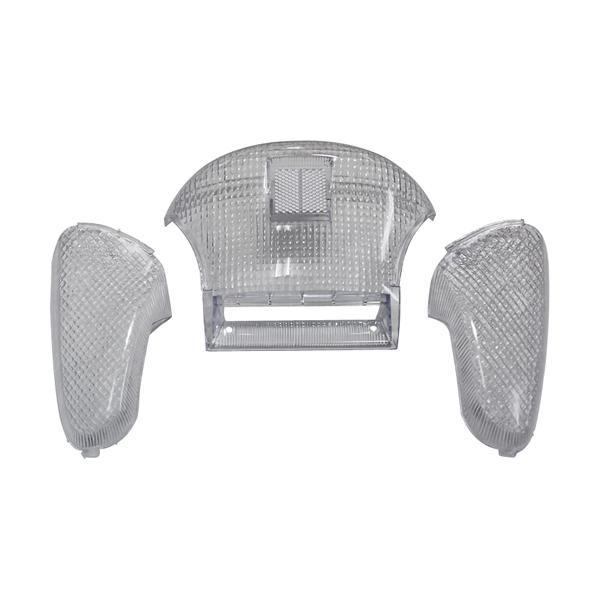 適合車種：レッツ2｜ジーツー(CA1KA/CA1PA)カラー：クリアタイプ：ASSY・セット単位：1セットセット内容/付属品：テールレンズ、ウィンカーレンズ左右