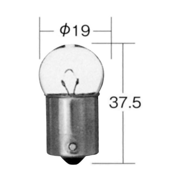 メーカー品番：3433カラー：クリアタイプ：白熱球12V単位：1個