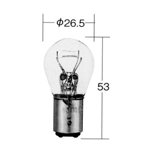 メーカー品番：4524カラー：クリアタイプ：白熱球12V単位：1個