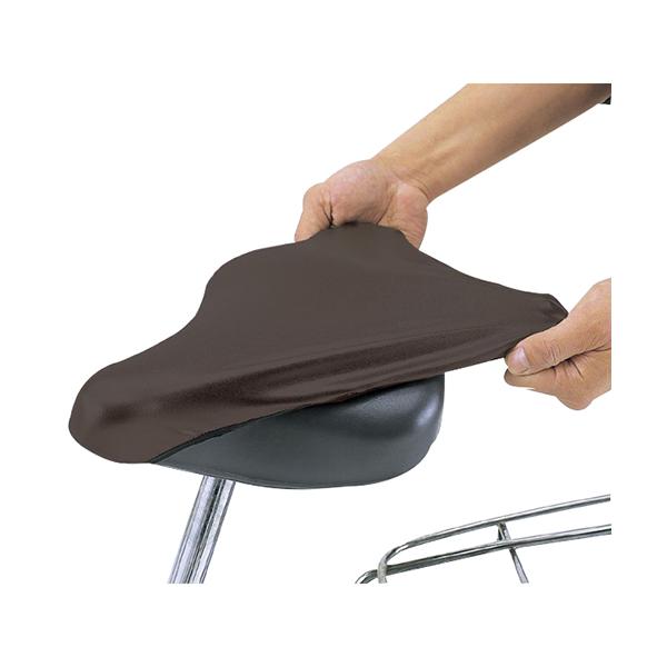 メーカー品番：MEBR-500適合車種：ミニサイクル・三輪サイクル・シティサイクル・軽快車(スポーツサイクル及び特殊サドルや大型サドルには適合しません)カラー：ブラウン商品サイズ：パッケージサイズ：幅12cm 高さ25cm単位：1枚