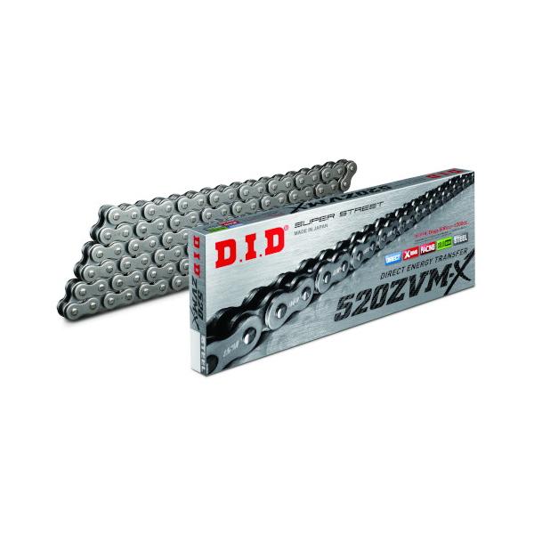 メーカー品番：DID520ZVM-X-100ZJ適合車種：MONSTER750[98-01]｜MONSTER750ie[00-02]｜DB4｜DB6DELIRIO[06-07]｜DB6C1080[07]カラー：スチールタイプ：シールチェーン...