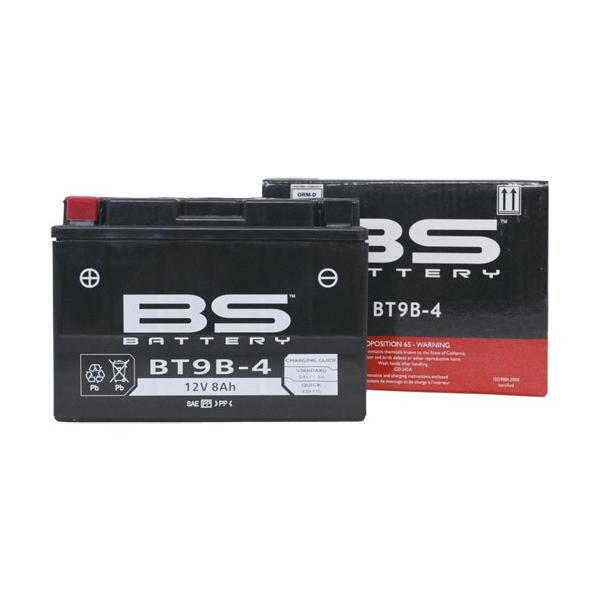 メーカー品番：BT9B-4適合車種：マジェスティ(SG03J)｜グランドマジェスティ250/400｜T-MAX｜YZF-R6 ※車名が同じ場合でも、車種によっては年式やタイプにより搭載バッテリーが異なる場合がありますので、必ず実際に搭載され...