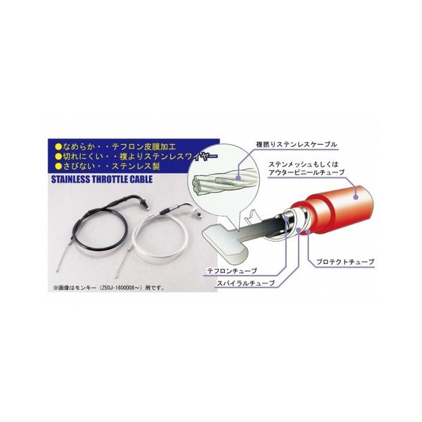 メーカー品番：101-91-0500-70適合車種：モンキー系 FCRφ28(ロング)カラー：レッド商品サイズ：アウター長：930mm/インナー吐出量：105mm ロング単位：1本