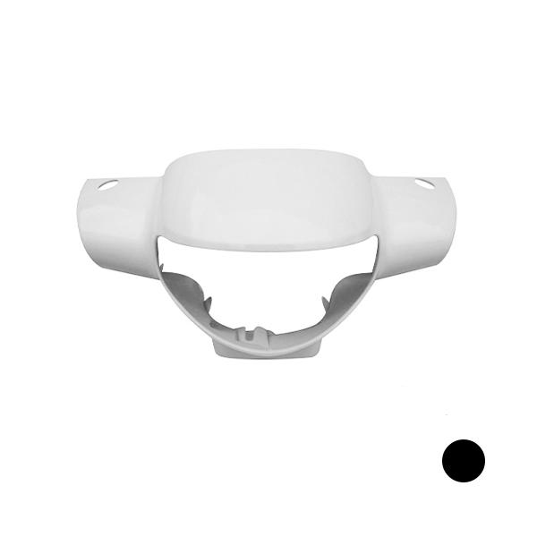 ハンドルカバー スズキ レッツ4(CA41A/CA45A/CA46A)ソリッドブラック