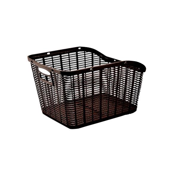 メーカー品番：RB-90P適合車種：一般軽快車カラー：ダークブラウンタイプ：後用商品サイズ：上部内寸：横幅×奥行：約420mm×320mm 底部内寸：横幅×奥行：約350mm×250mm 高さ：前×後：約190mm×245mm単位：1個セッ...