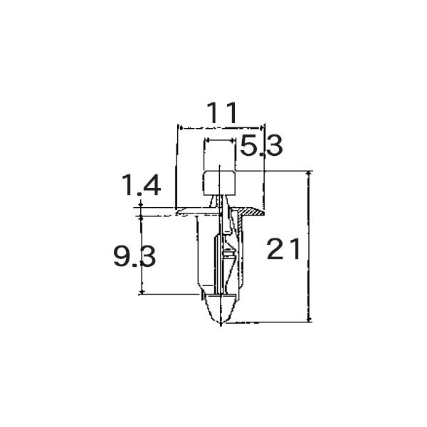 メーカー品番：BC5159適合車種：トヨタ/三菱カラー：ブラック単位：1袋(10個入)セット内容/付属品：1袋(10個入)