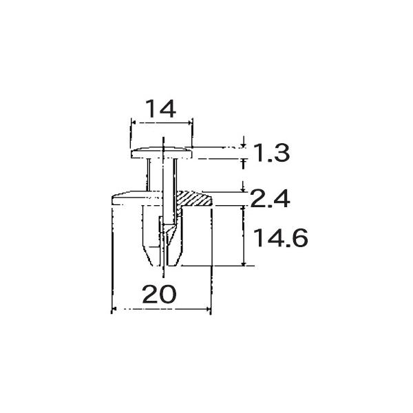 メーカー品番：BC5228適合車種：スバル/ホンダカラー：ブラック単位：1袋(10個入)セット内容/付属品：1袋(10個入)