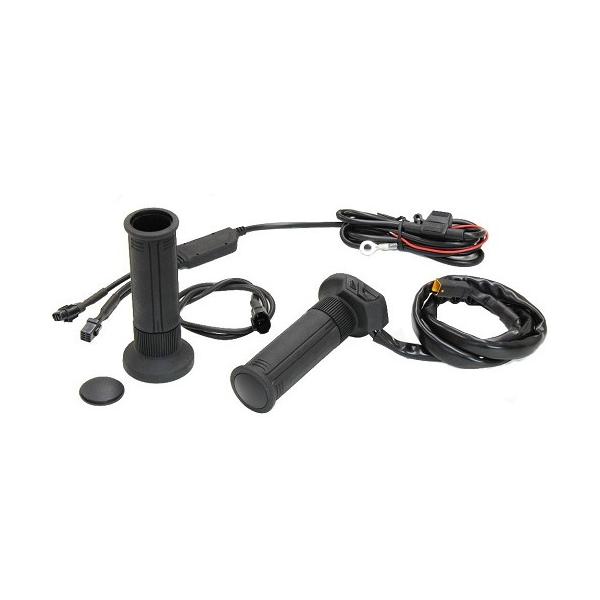 メーカー品番：304-8199商品サイズ：グリップ長：130mm単位：1セットセット内容/付属品：左右グリップ（左：スイッチ内蔵）、取付配線、エンドキャップ等