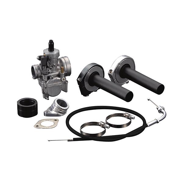 メーカー品番：209122-29適合車種：APE50 ｜ APE100 ｜ XR50 ｜ XR100カラー：ガンメタ単位：1セットセット内容/付属品：900222-10：キャブレターASSY(PE22) 200345-09：(GUN MET...