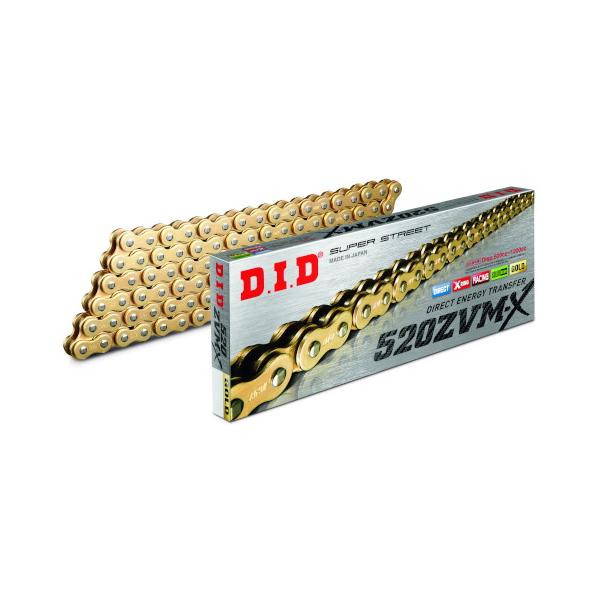 メーカー品番：DID520ZVM-X-112ZJ G&amp;G適合車種：SUPERTENERE(XTZ750)[90-]｜Z750/S[04-10]カラー：ゴールドタイプ：シールチェーン(Xリング)単位：1本セット内容/付属品：付属ジョイ...