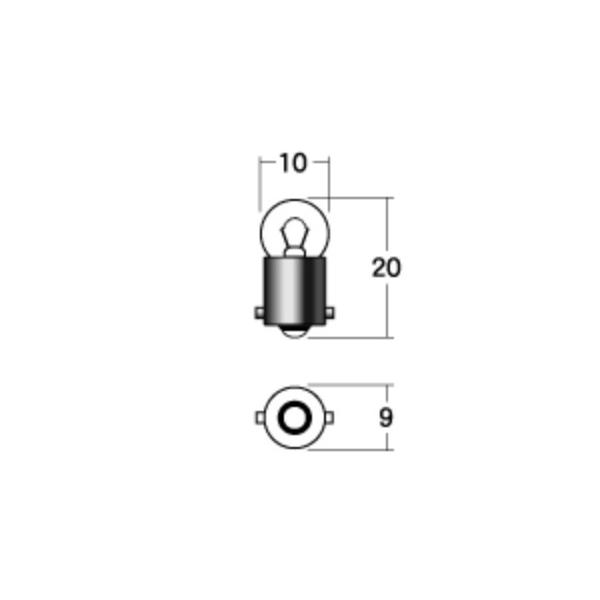 メーカー品番：B-7103 YEカラー：イエロータイプ：白熱球6V単位：1ケース(10個入)