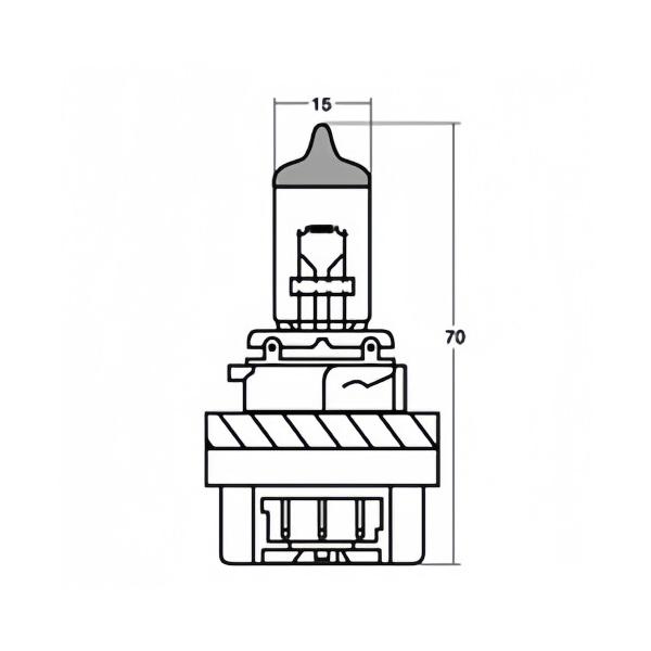 メーカー品番：14-0016適合車種：アドレスV50 レッツ4 バスケット系タイプ：ハロゲン HS5単位：1個