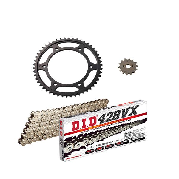 メーカー品番：DH-07S適合車種：XLR250 BAJA[88-94]｜XLR250R[89-94]カラー：シルバータイプ：MT駆動系単位：1セットセット内容/付属品：フロントスプロケット×1、リアスプロケット×1、チェーン×1、カシメジ...