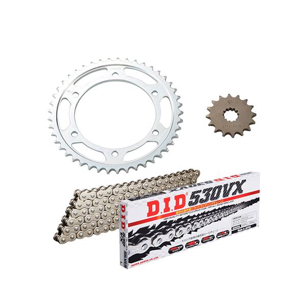 メーカー品番：DK-10S適合車種：ゼファー1100[92-06]カラー：シルバータイプ：MT駆動系単位：1セットセット内容/付属品：フロントスプロケット×1、リアスプロケット×1、チェーン×1、カシメジョイント×1