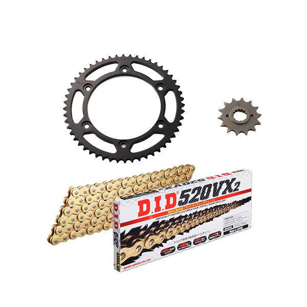メーカー品番：DK-01G適合車種：バリオス[91-16][91-95]ZR250-A1/A2/A3/A4/A5カラー：ゴールドタイプ：MT駆動系単位：1セットセット内容/付属品：フロントスプロケット×1、リアスプロケット×1、チェーン×1...