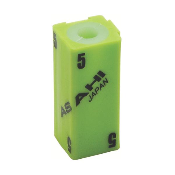 メーカー品番：AI0500カラー：イエロー/グリーン商品サイズ：適合サイズ(mm)：5.0、全長(mm)：37単位：1個