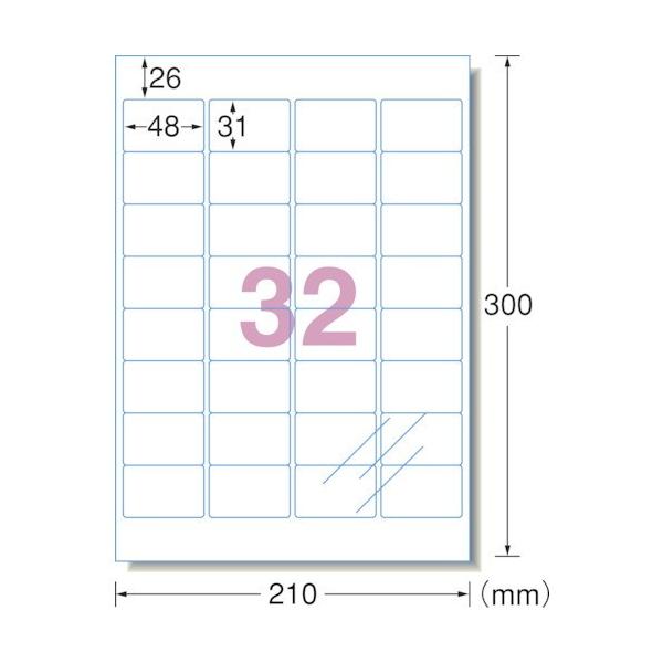 メーカー品番：79232カラー：クリア商品サイズ：ラベルサイズ(mm)縦×横：31×48、厚さ(mm)：0.05単位：1セット