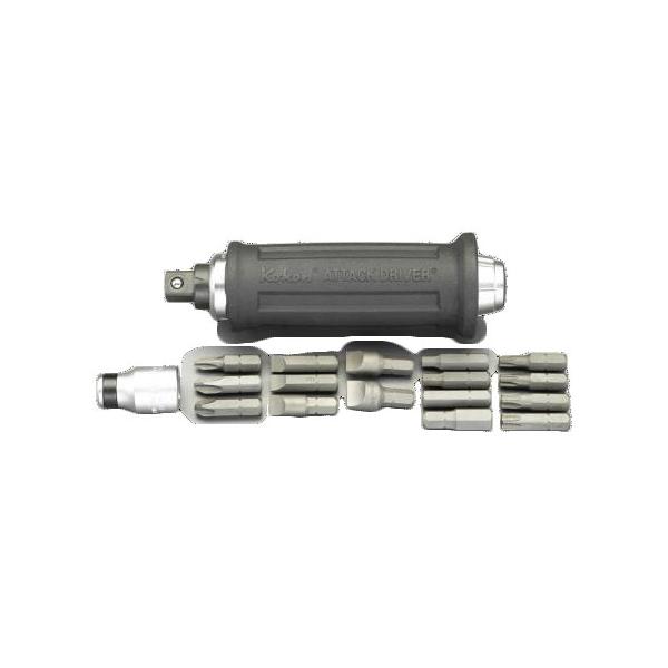 メーカー品番：EA550XD-2単位：1セットセット内容/付属品：18点セット (＋)ビット：＃2・＃3・＃4 (‐)ビット：1.2×8・1.6×9・1.6×10・2×12・2×14mm 六角ビット：5・6・8・10mm トルクスビット：T...