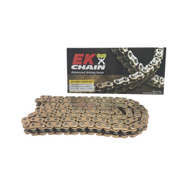 メーカー品番：520ZVX3(GP/GP)-122L-SLJカラー：ゴールドタイプ：シールチェーン(NXリング)単位：1本セット内容/付属品：付属ジョイント：SLJ(スクリュージョイント)