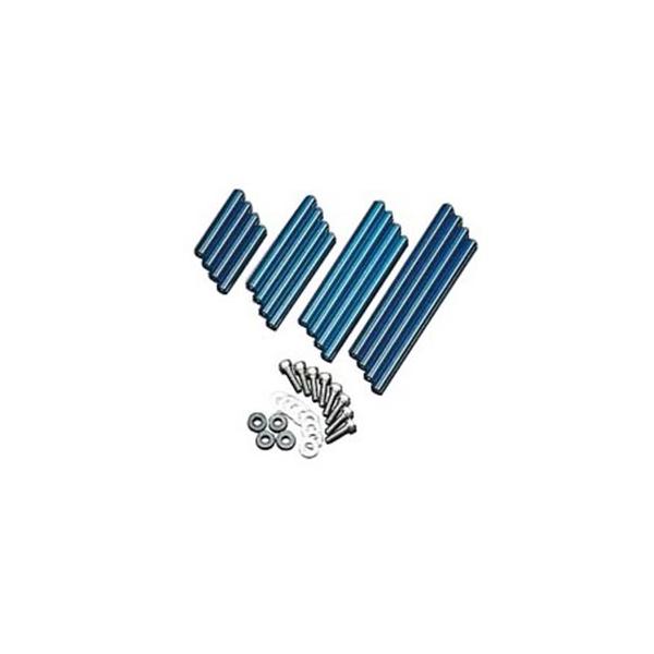 メーカー品番：PSP60B-4カラー：ブルー商品サイズ：60.4mm単位：1セットセット内容/付属品：商品内容：サイドパイプ×4、取り付けボルト×8、ゴムダンパー×4、ワッシャー×4