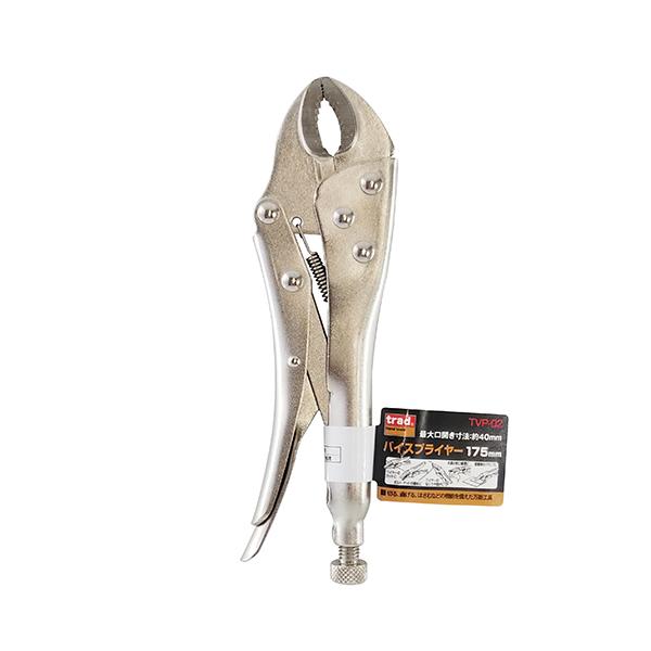 メーカー品番：TVP-02商品サイズ：呼寸：175mm 最大口開き： 約40mm 全長：190mm単位：1個