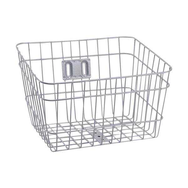 メーカー品番：SSK-401カラー：シルバータイプ：前用商品サイズ：上部内寸：横幅×奥行：約365mm×305mm 底部内寸：横幅×奥行：約310mm×220mm 高さ：前×後：約210mm×240mm単位：1個セット内容/付属品：取付金具