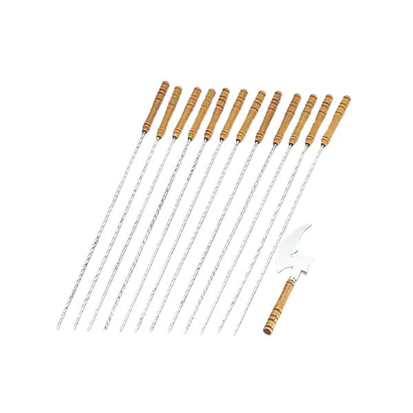 メーカー品番：M-9098商品サイズ：(約)串：全長430mm、串抜き：幅55×全長190mm単位：1セット